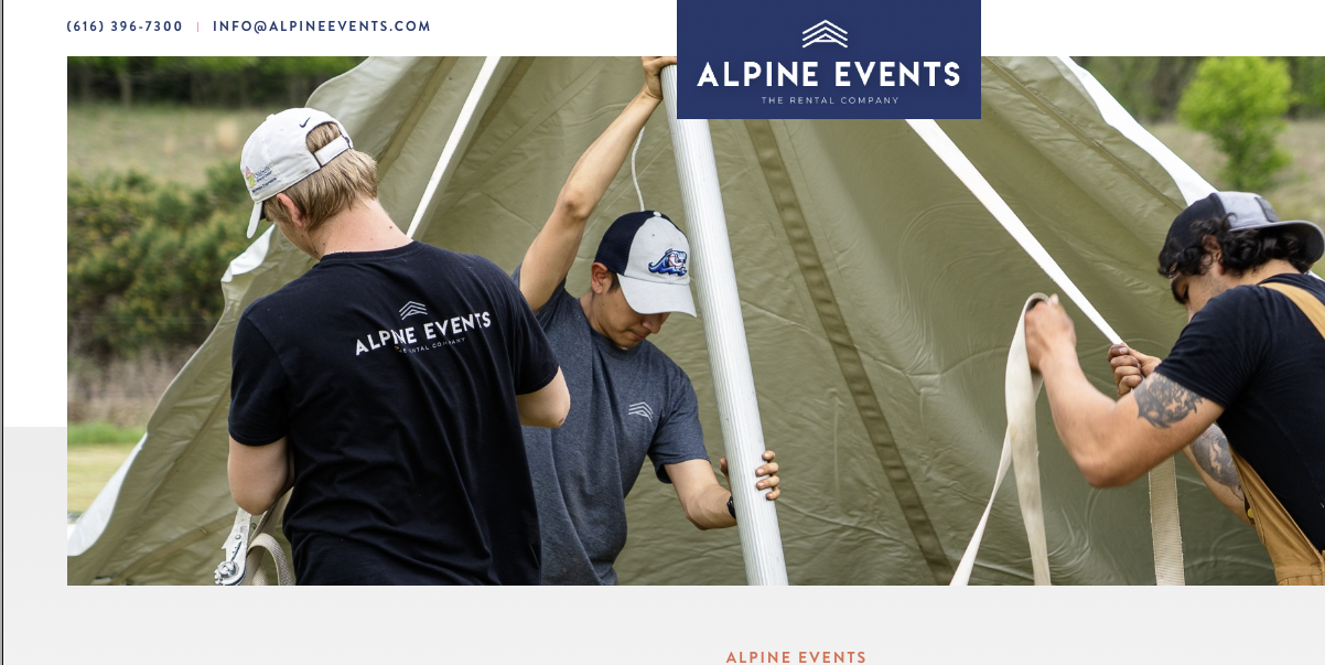 Tent Washing & Cleaning | Alpine Events